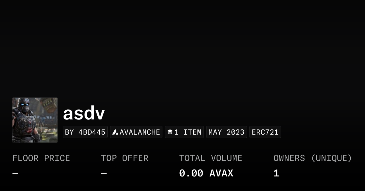 asdv - Collection | OpenSea