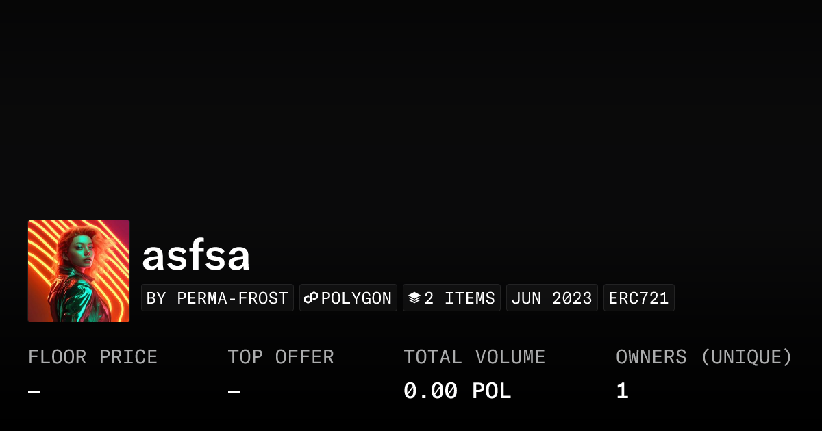 asfsa - Collection | OpenSea