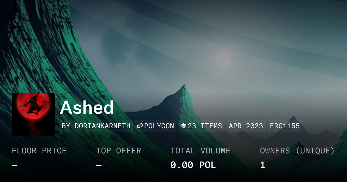 Ashed - Collection | OpenSea