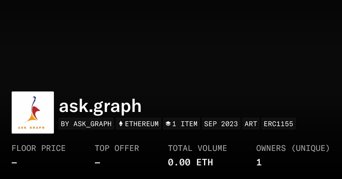 ask.graph - Collection | OpenSea