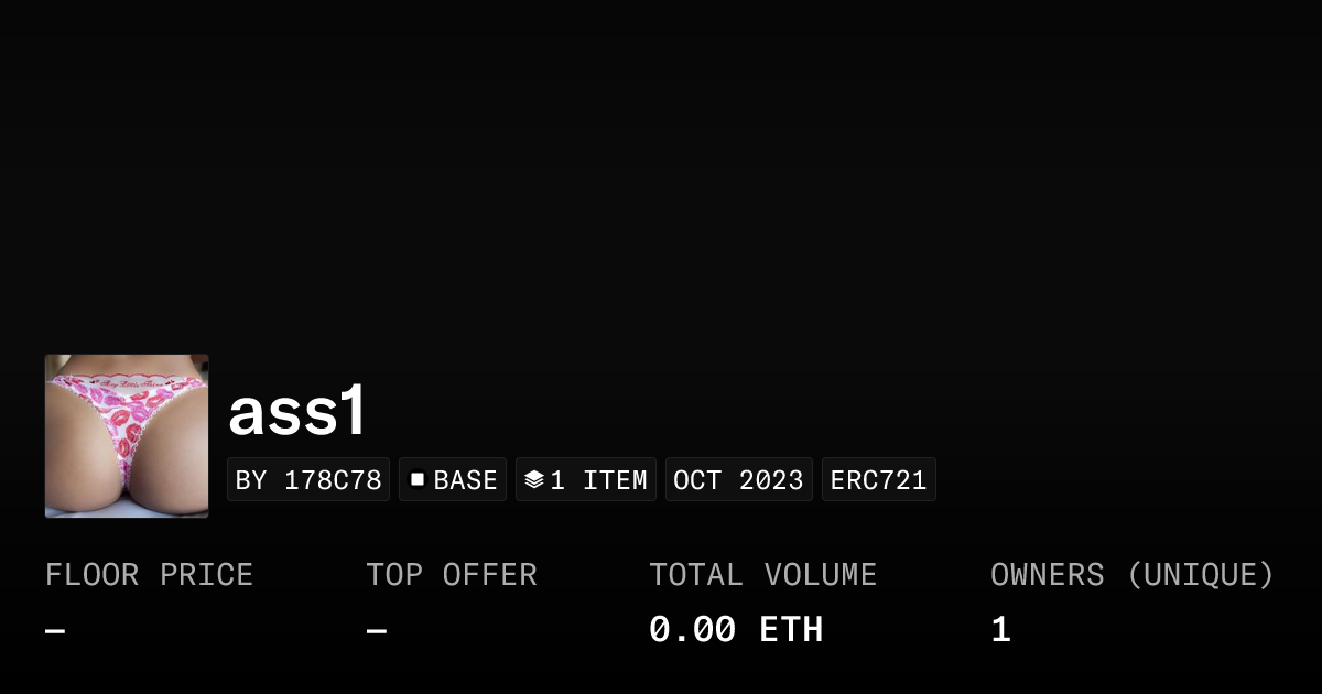 ass1 - Collection | OpenSea