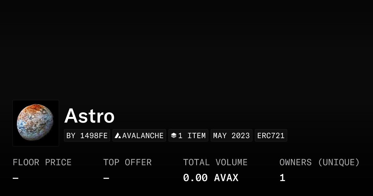 Astro - Collection | OpenSea