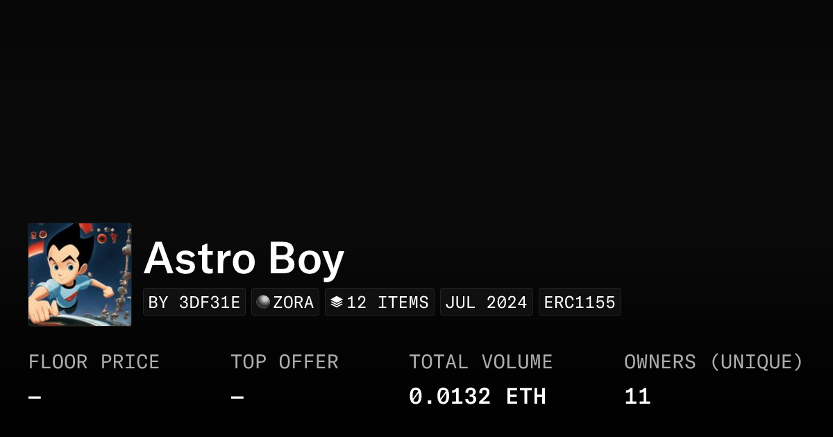 Astro Boy - Collection | OpenSea