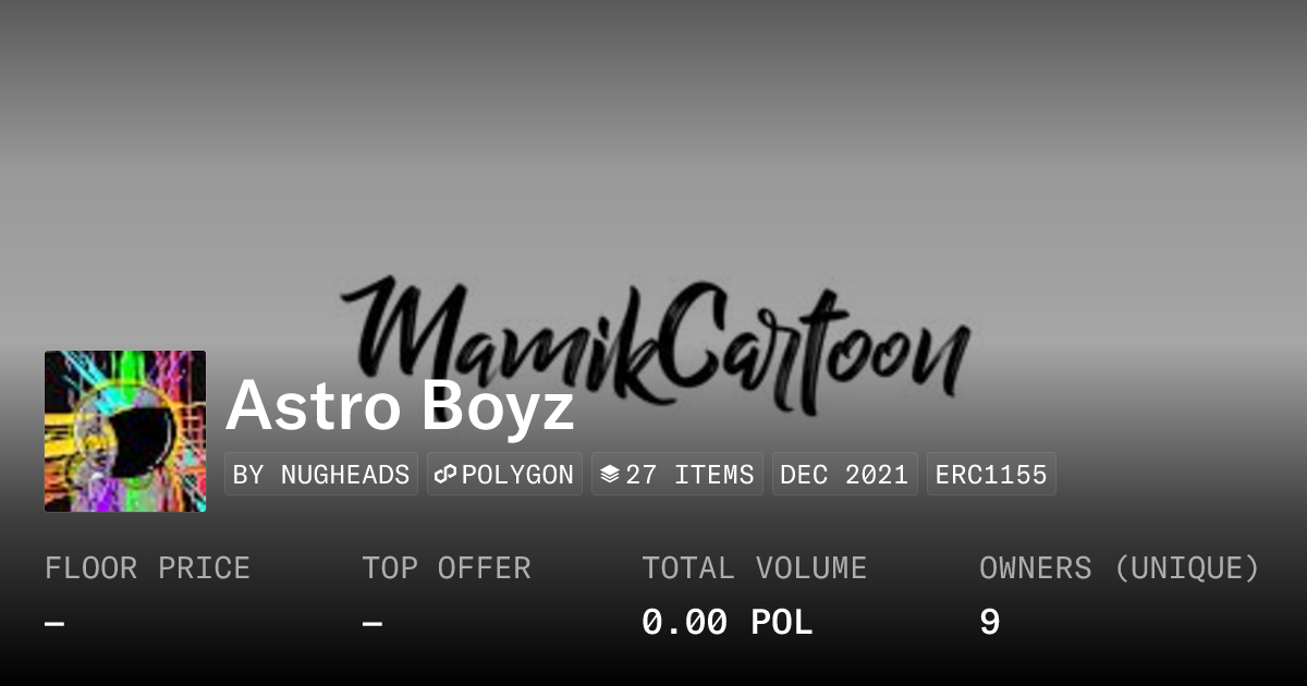 Astro Boyz - Collection | OpenSea
