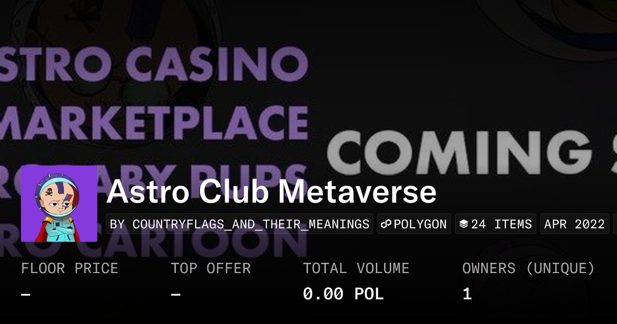 Astro Club Metaverse - Collection | OpenSea