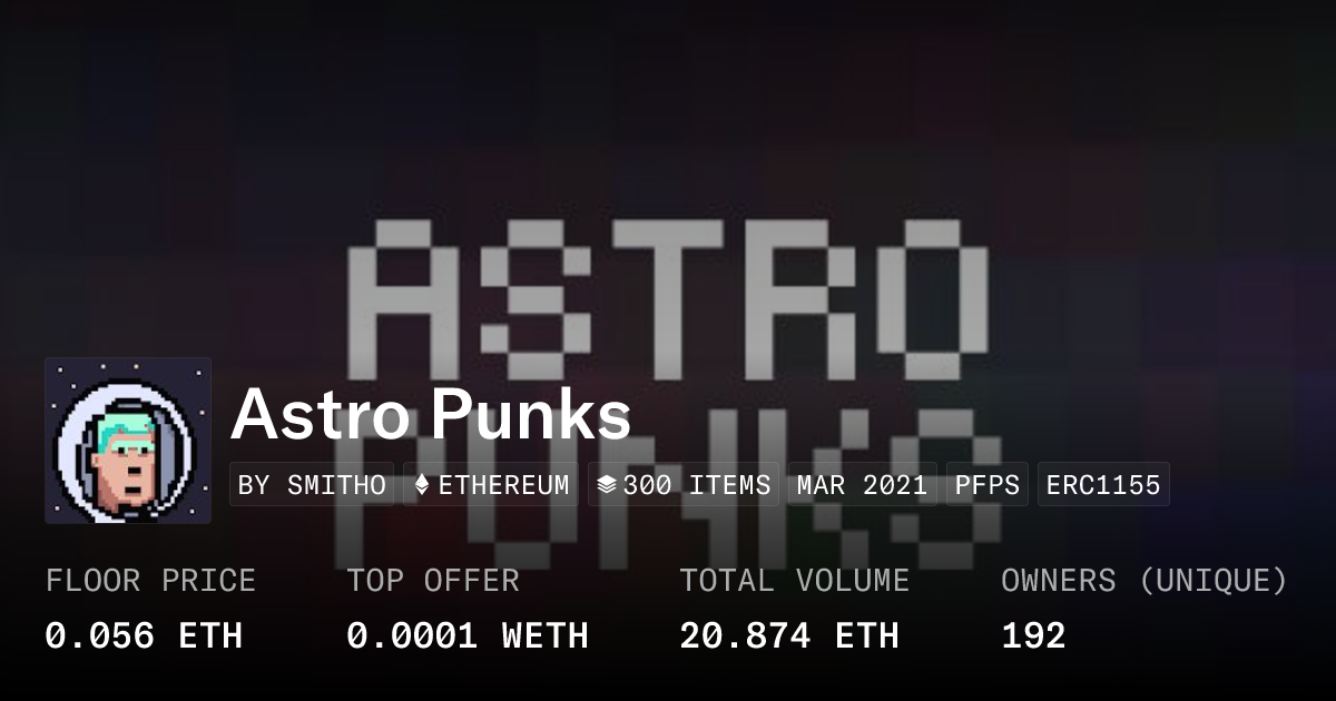 Astro Punks - Collection | OpenSea