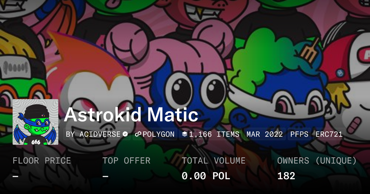 Astrokid Matic - Collection | OpenSea