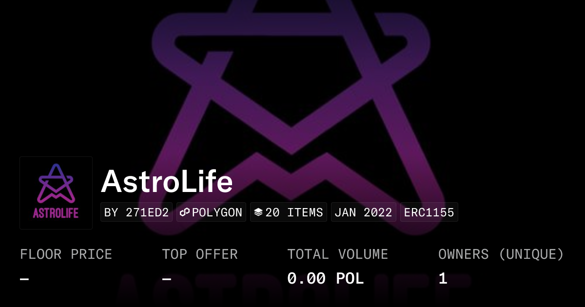 AstroLife - Collection | OpenSea