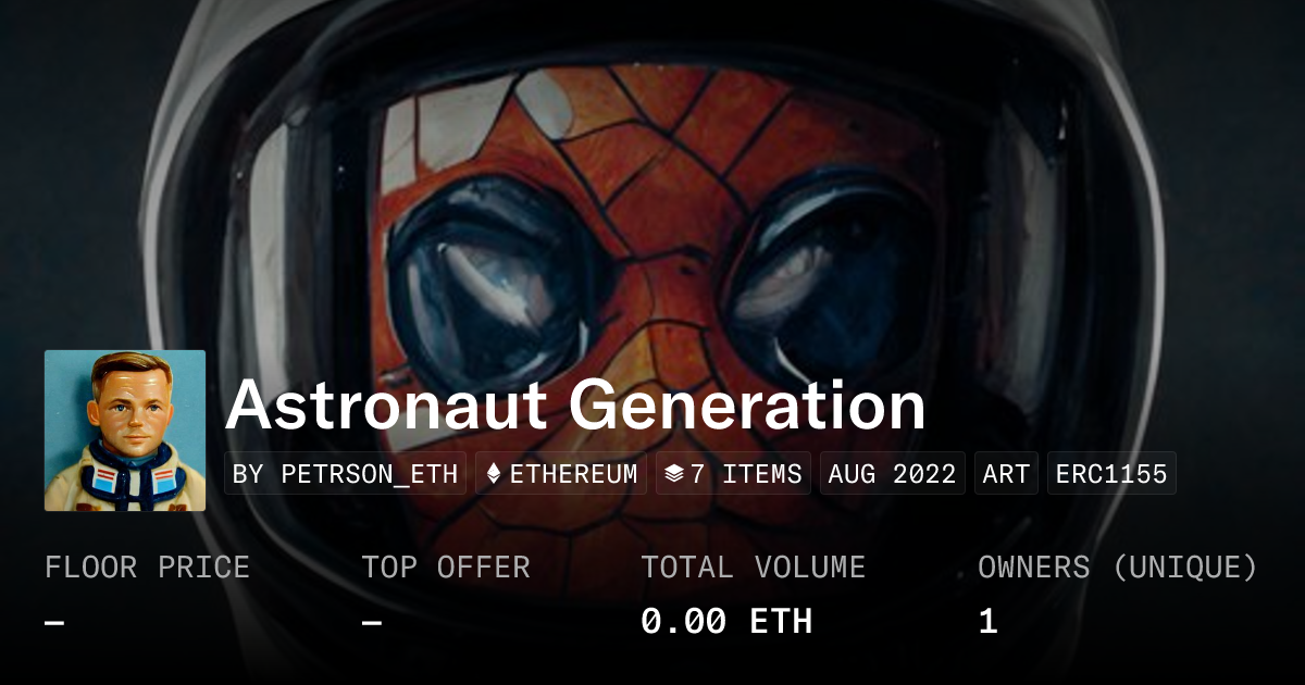 Astronaut Generation - Collection | OpenSea