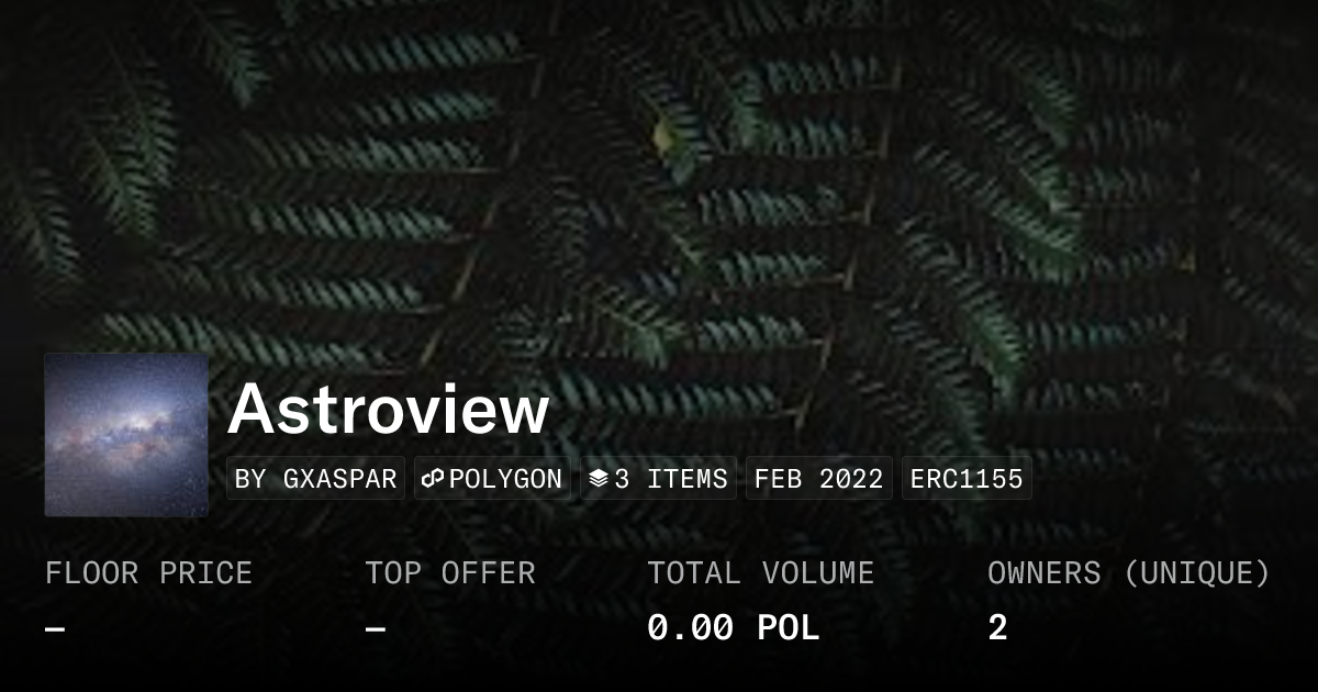Astroview - Collection | OpenSea