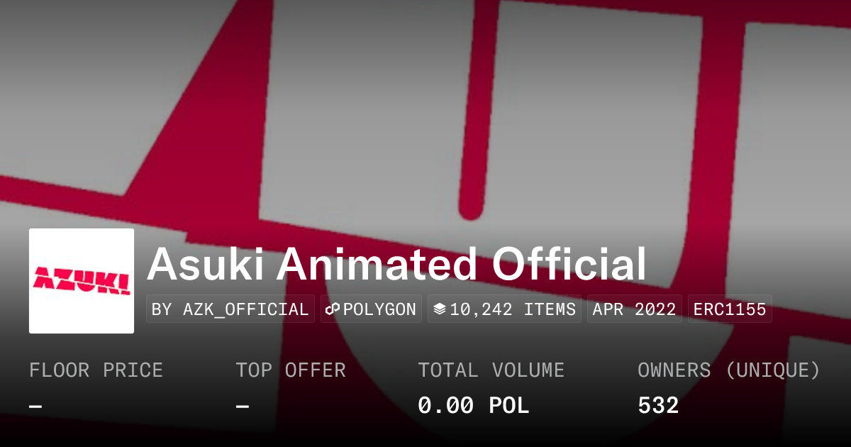 Asuki Animated Official - Collection | OpenSea