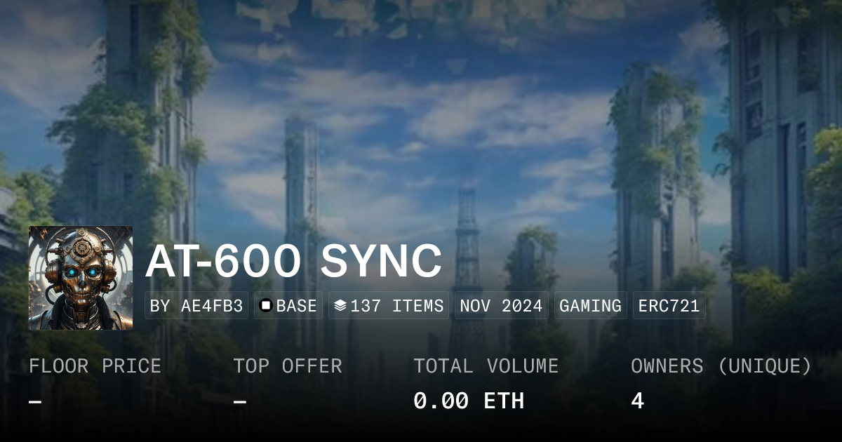 AT-600 SYNC - Collection | OpenSea