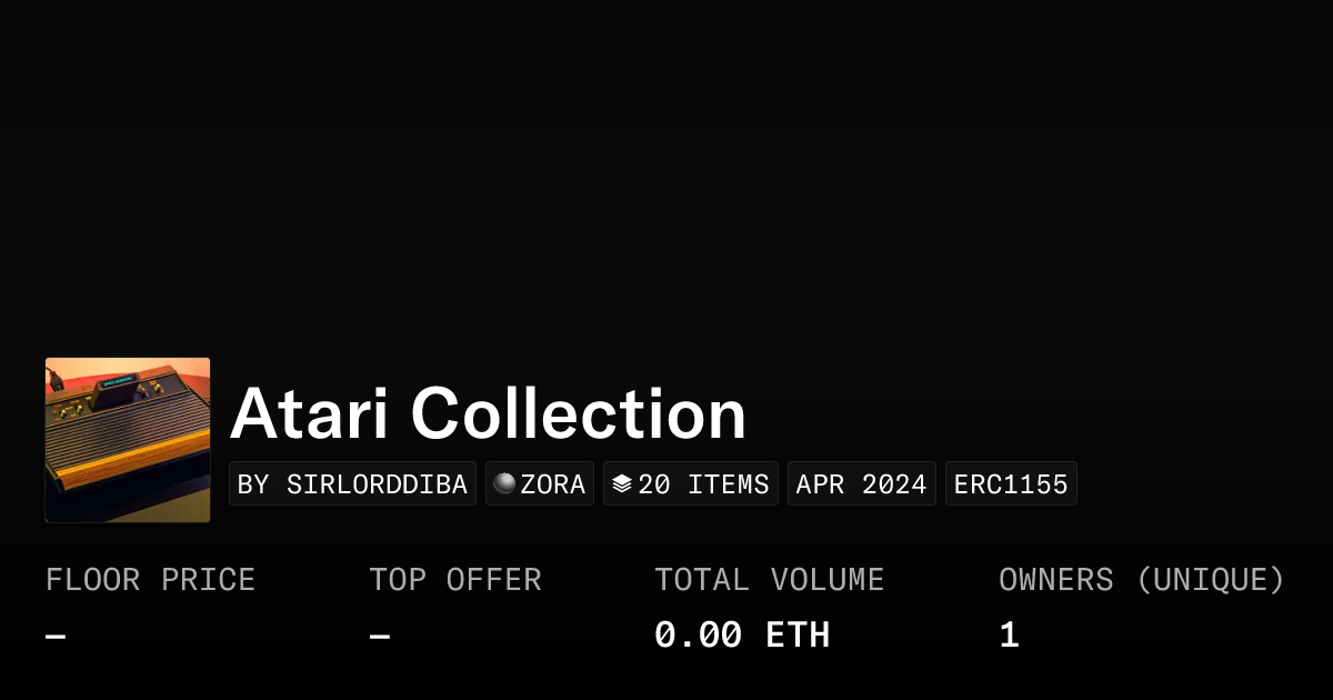 Atari Collection - Collection | OpenSea