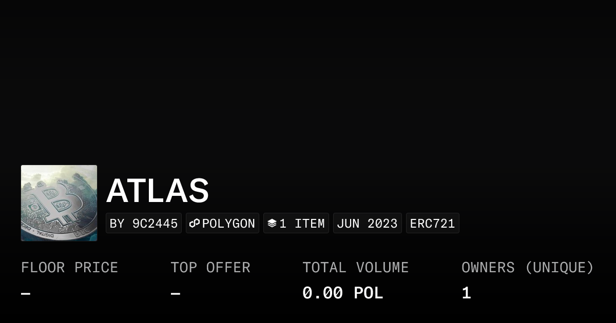 ATLAS - Collection | OpenSea