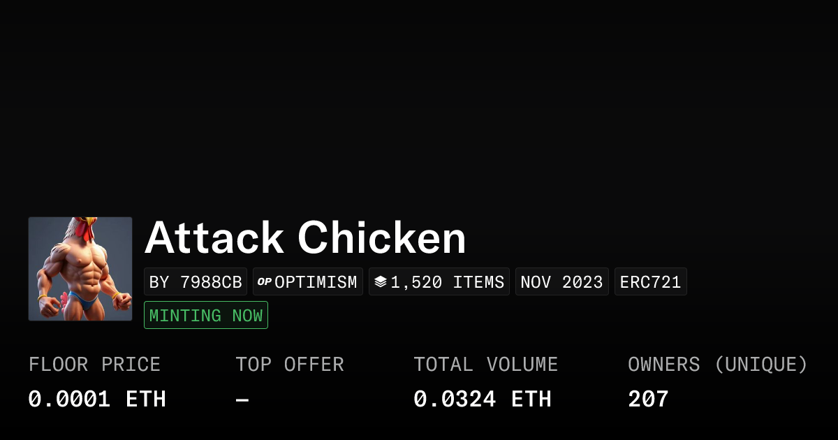Attack Chicken - Collection | OpenSea