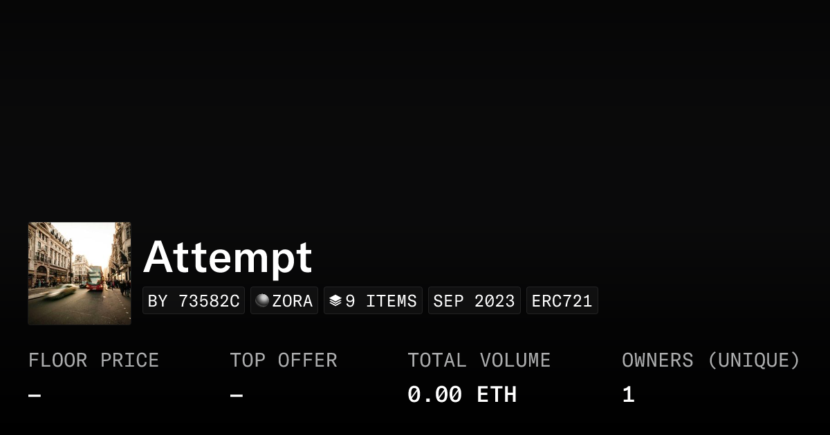 Attempt - Collection | OpenSea