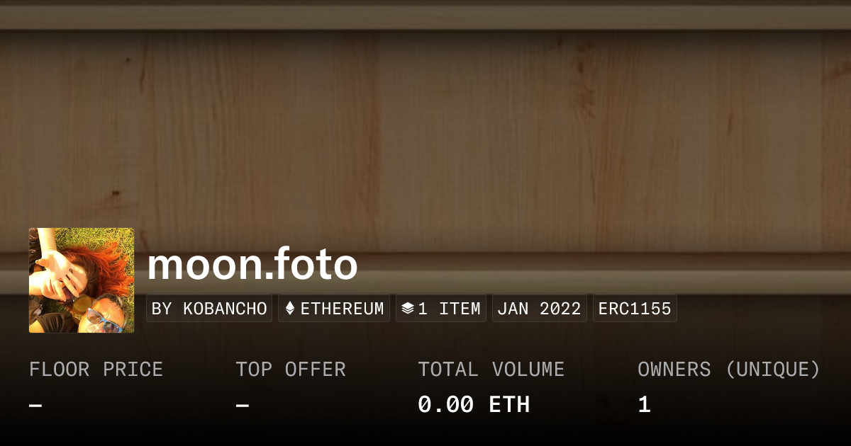 moon.foto - Collection | OpenSea