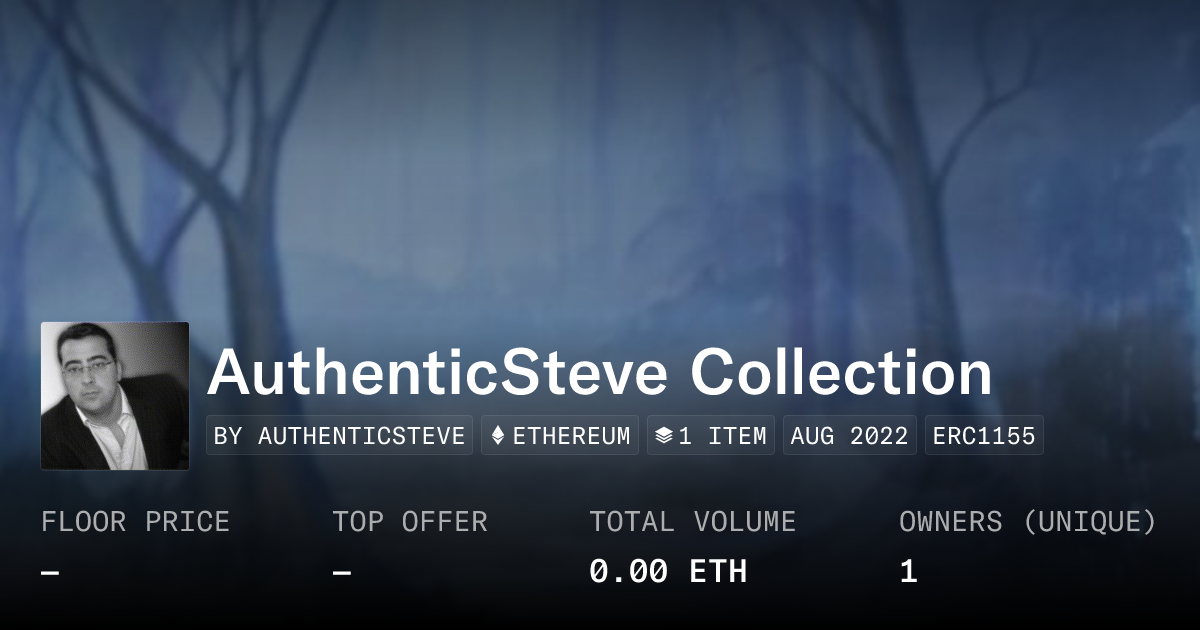 AuthenticSteve Collection - Collection | OpenSea