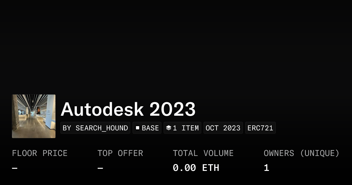 Autodesk 2023 - Collection | OpenSea