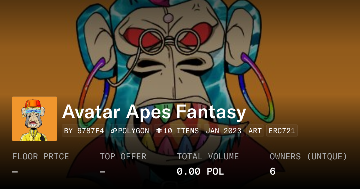 Avatar Apes Fantasy - Collection | OpenSea
