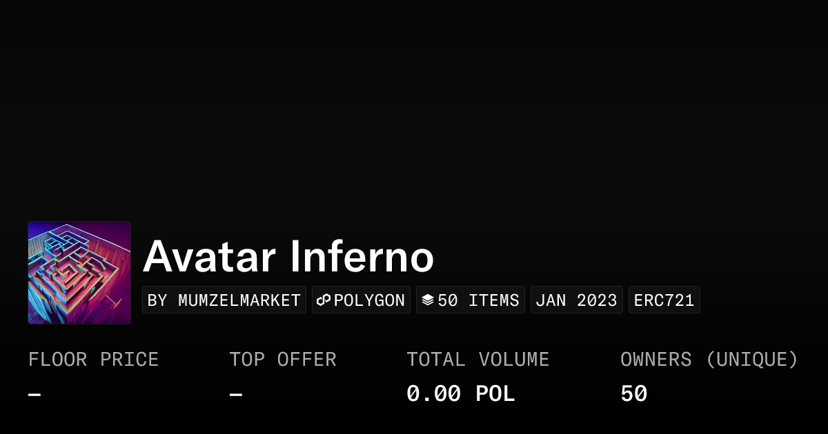 Avatar Inferno - Collection | OpenSea