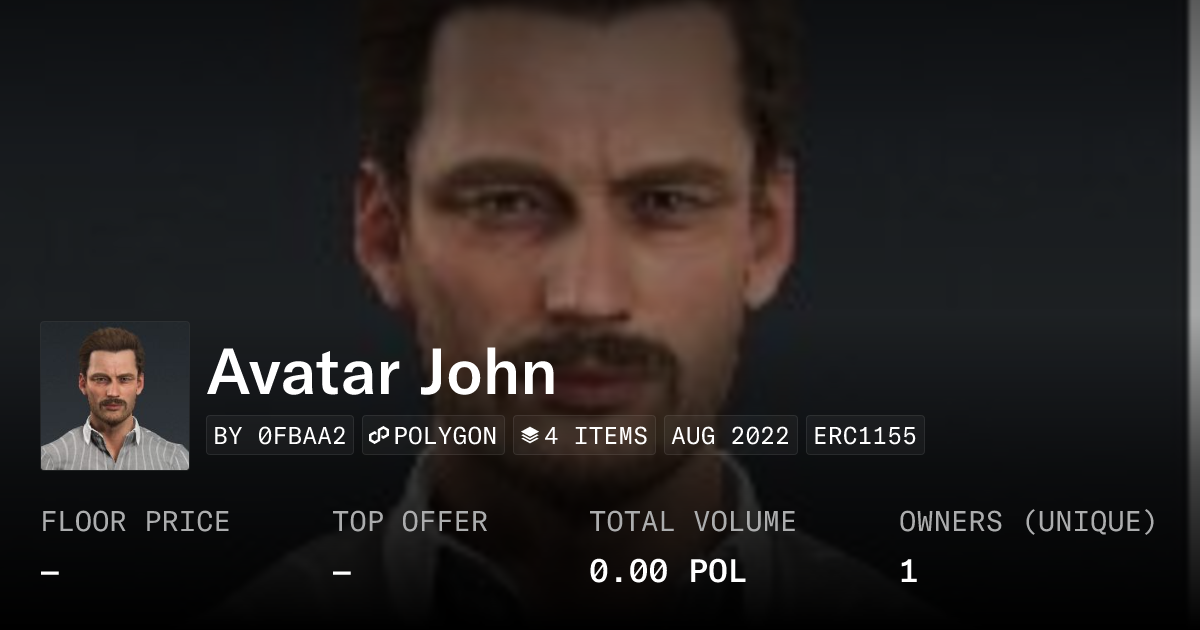 Avatar John - Collection | OpenSea