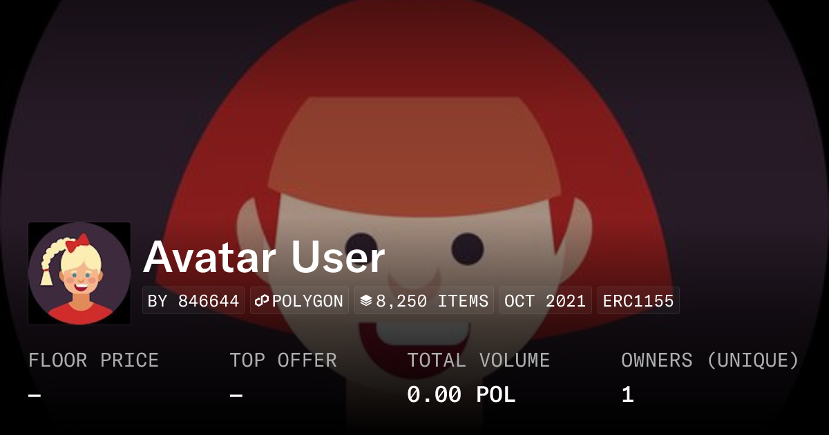 Avatar User - Collection | OpenSea