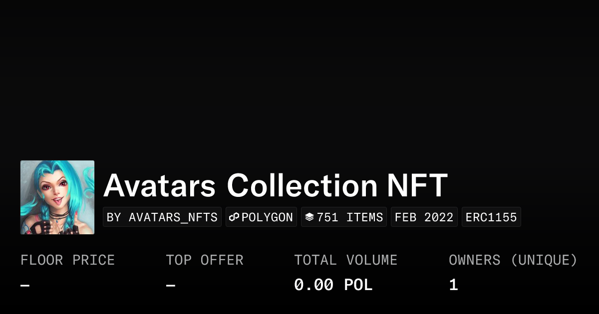 Avatars Collection NFT - Collection | OpenSea