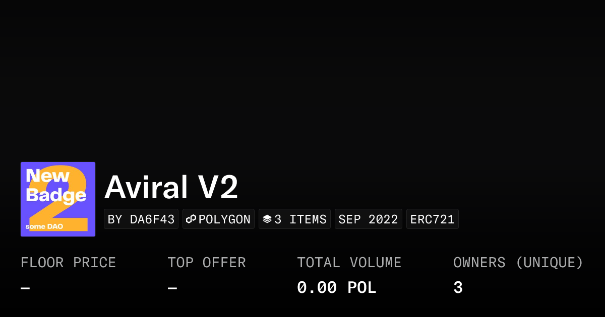 Aviral V2 - Collection | OpenSea