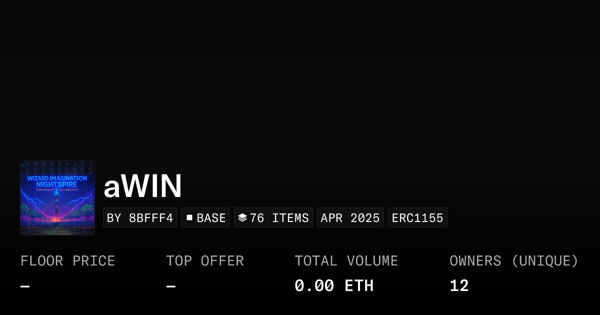 aWIN - Collection | OpenSea