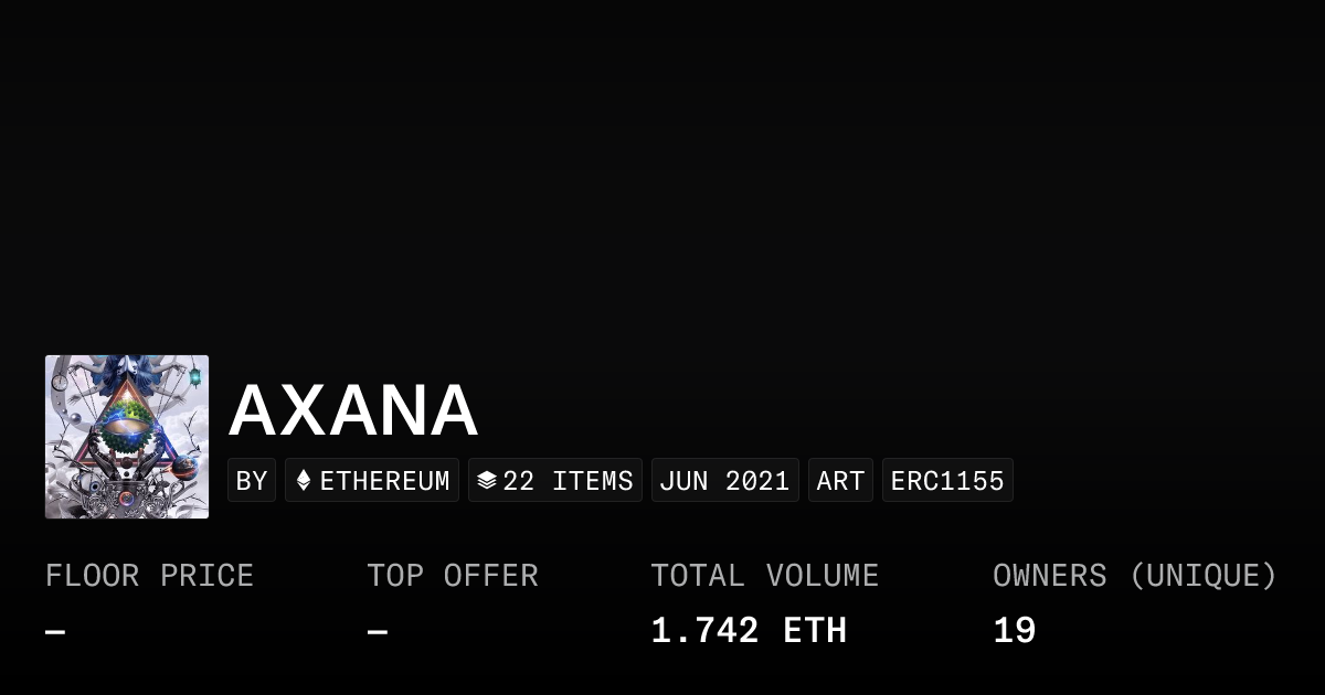 AXANA - Collection | OpenSea