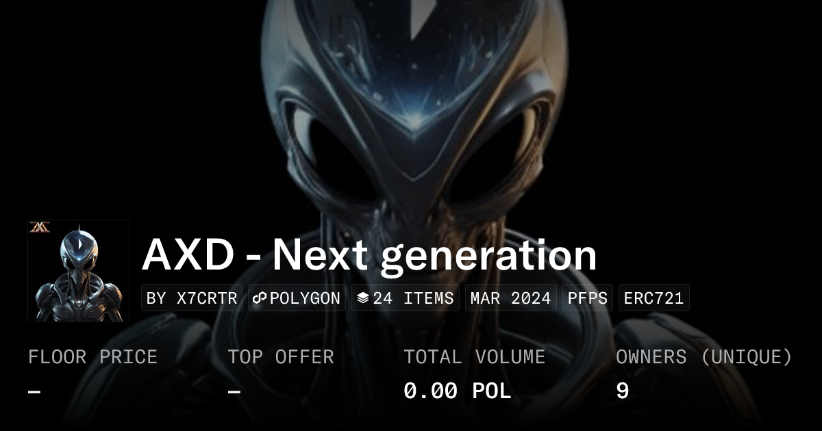 AXD - Next generation - Collection | OpenSea
