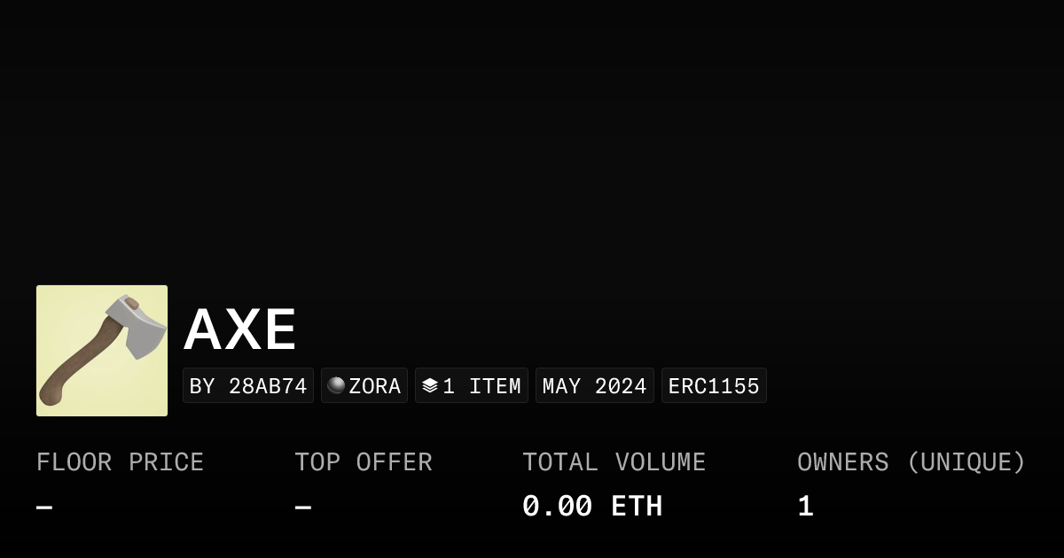 AXE - Collection | OpenSea