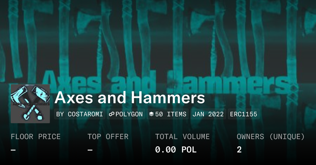 Axes and Hammers - Collection | OpenSea