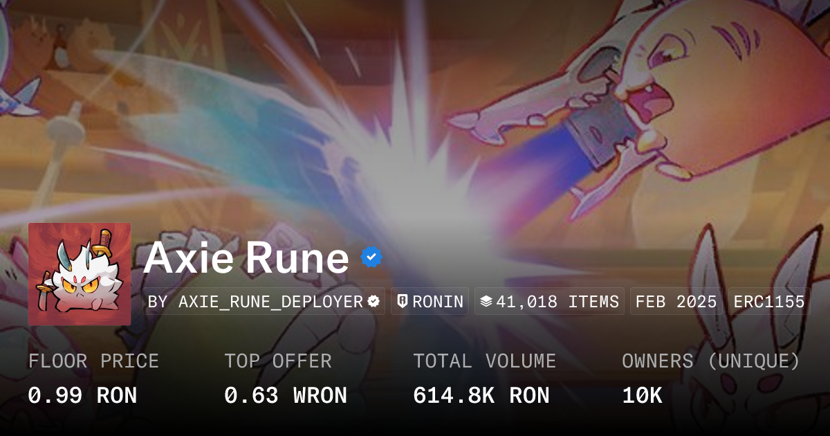 Axie Rune - Collection | OpenSea