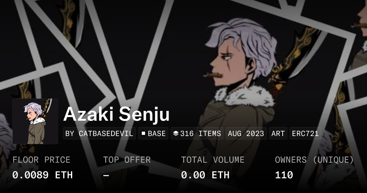 Azaki Senju - Collection | OpenSea