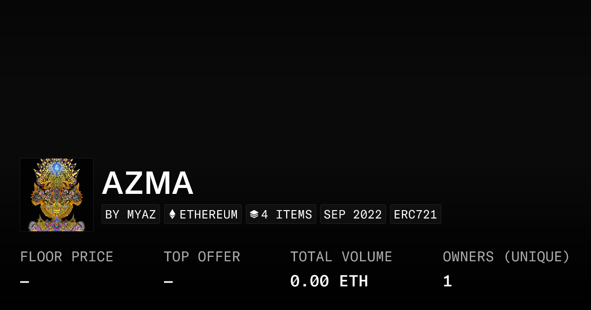 AZMA - Collection | OpenSea