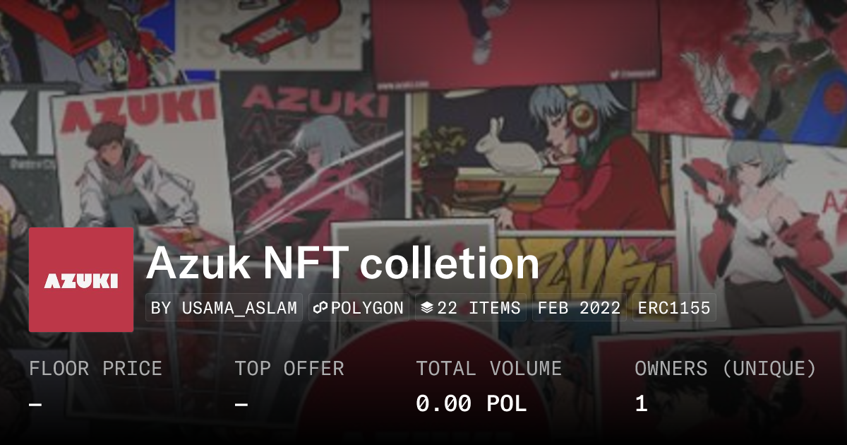 Azuk NFT colletion - Collection | OpenSea