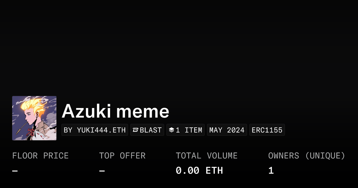 Azuki meme - Collection | OpenSea