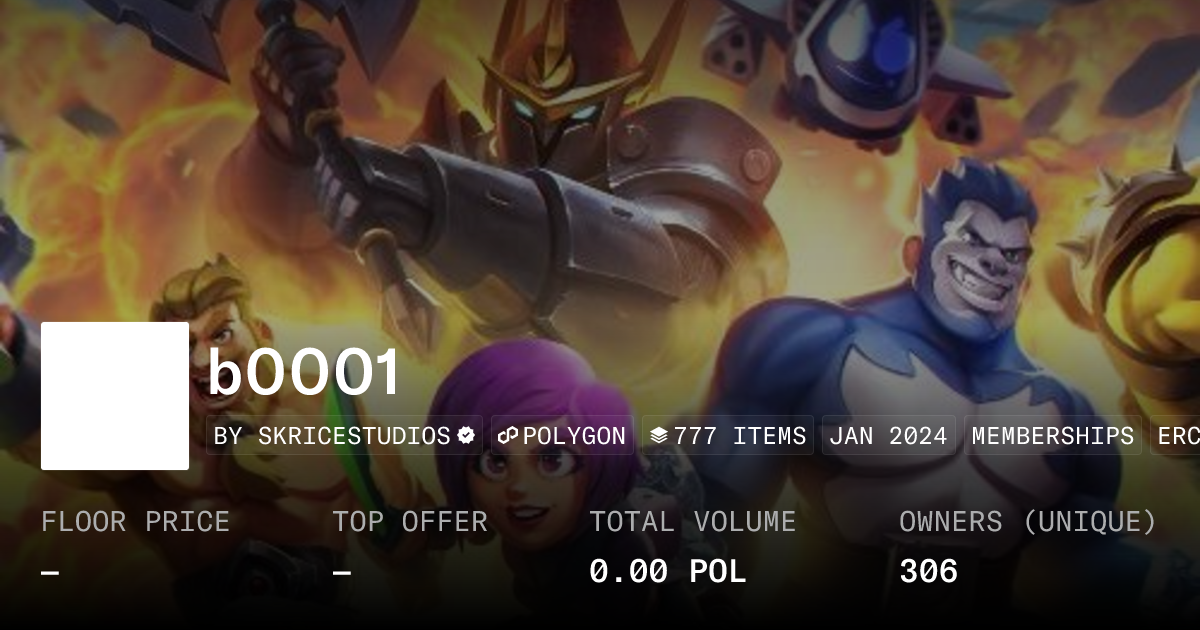 b0001 - Collection | OpenSea