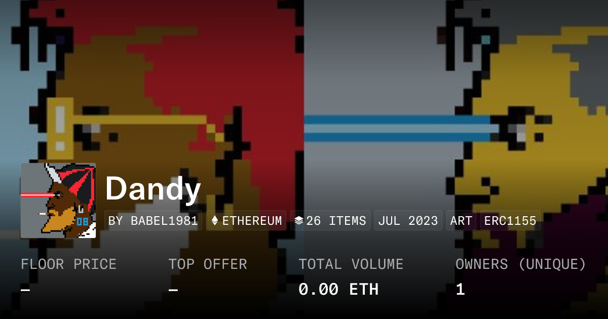 Dandy - Collection | OpenSea