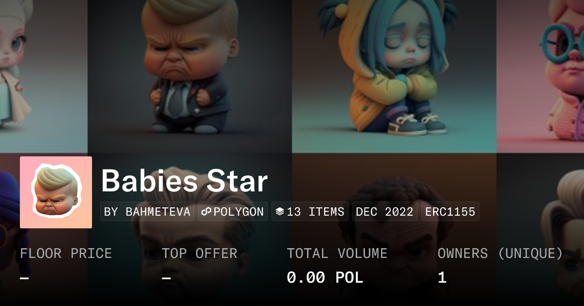 Babies Star - Collection | OpenSea
