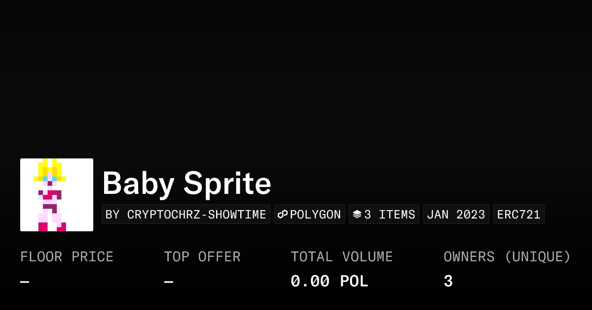 Baby Sprite - Collection | OpenSea
