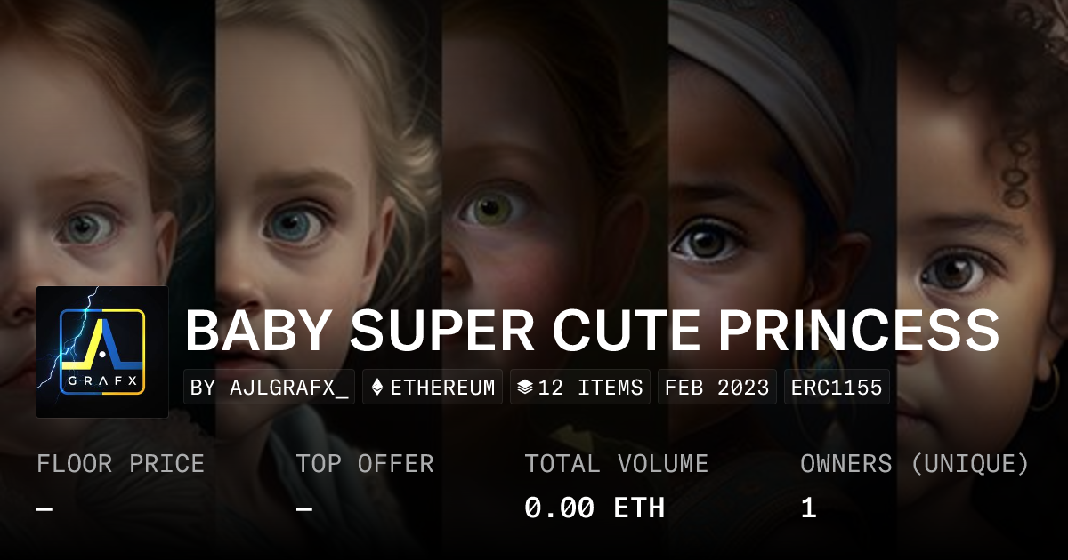 BABY SUPER CUTE PRINCESS - Collection | OpenSea