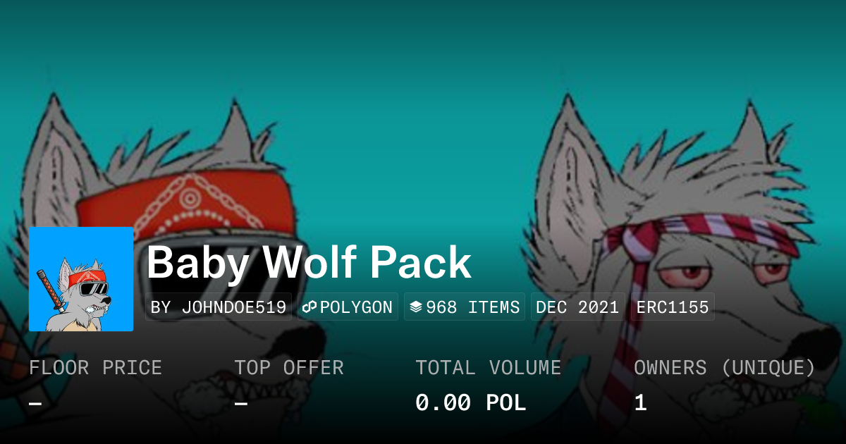 Baby Wolf Pack - Collection | OpenSea