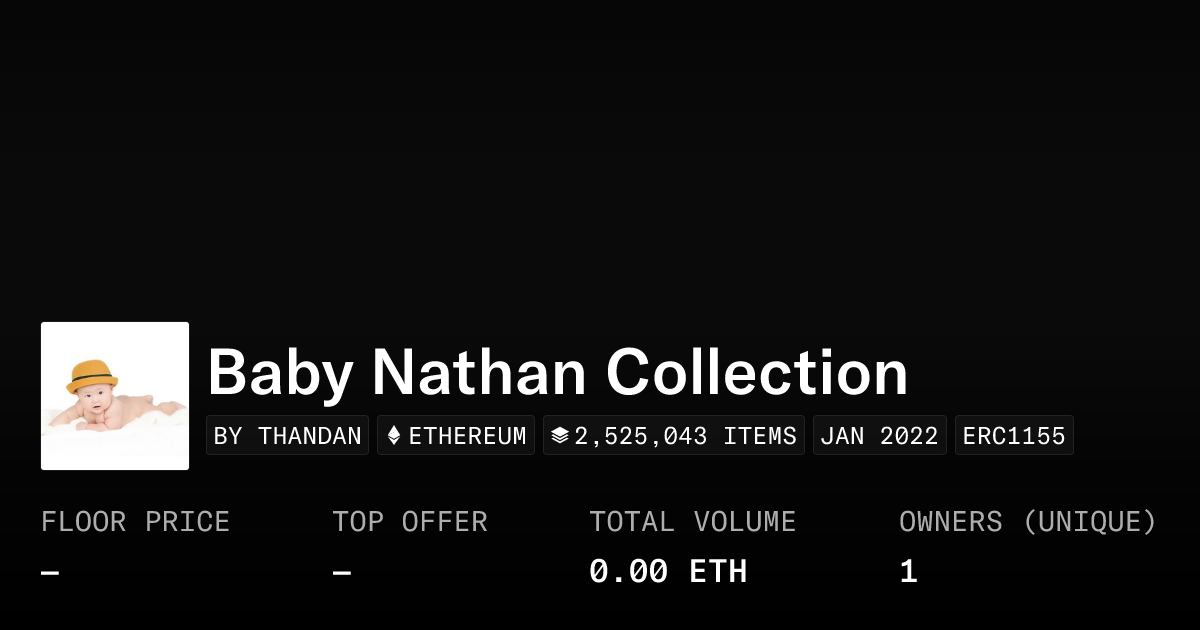Baby Nathan Collection - Collection | OpenSea