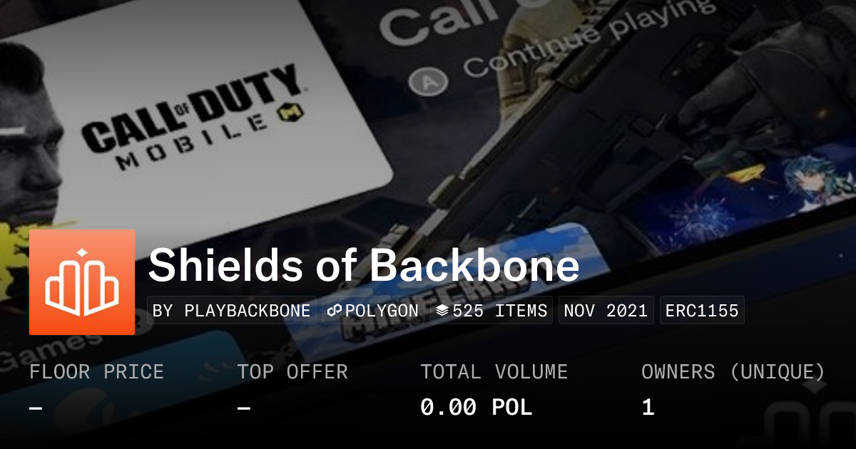 Shields of Backbone - Collection | OpenSea