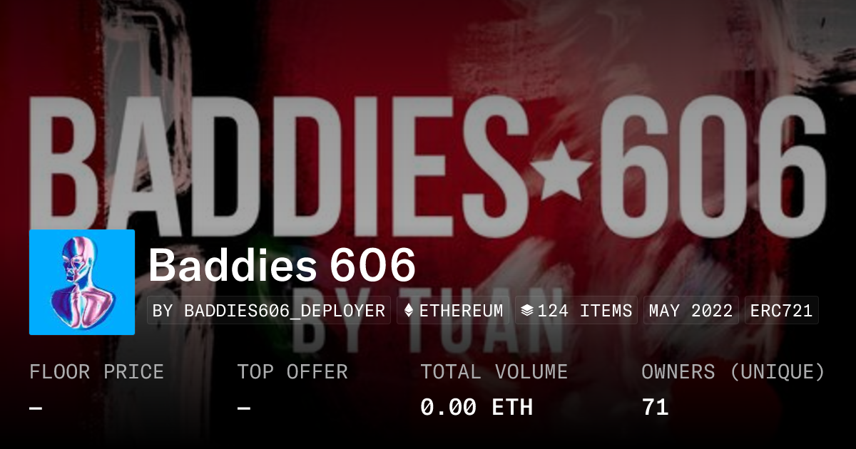 Baddies 606 - Collection | OpenSea