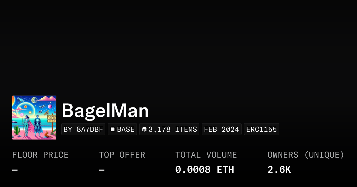 BagelMan - Collection | OpenSea