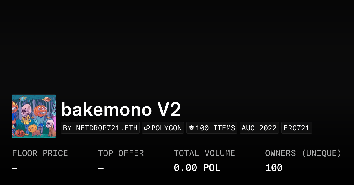 bakemono V2 - Collection | OpenSea